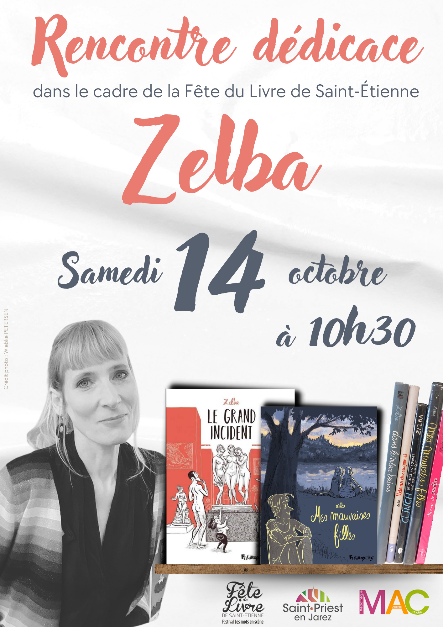 Dédicaces de Zelba à la médiathèque | Mairie de Saint-Priest-en-Jarez